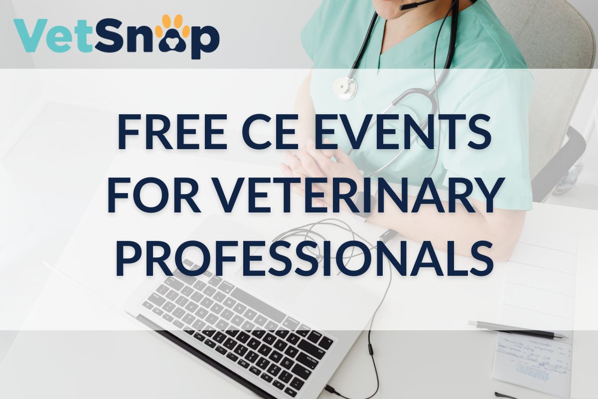 Free CE Controlled Substances Webinars - VetSnap